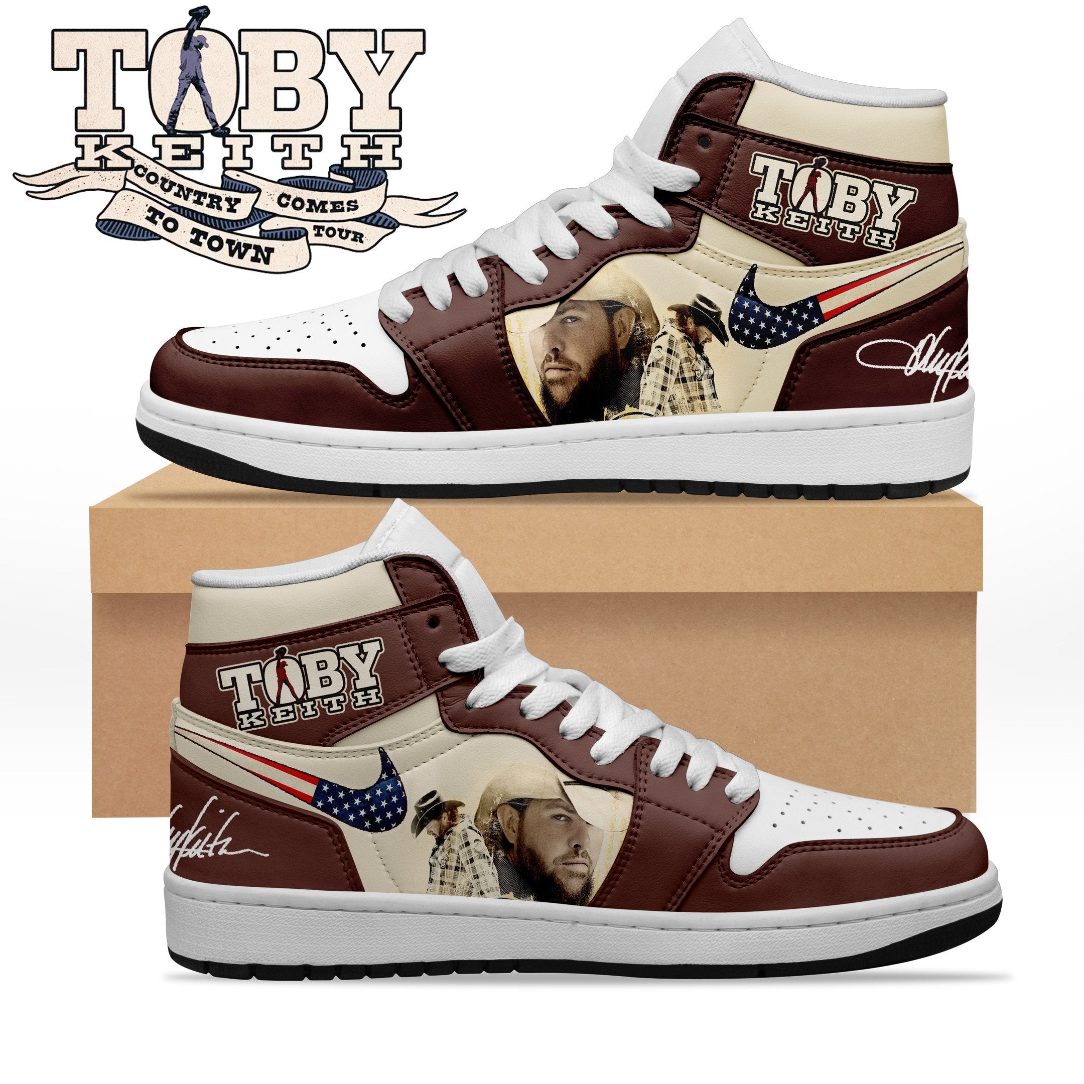 Ideafootwear Toby Keith AJ1 High Sneakers Shoes For Men And Women 1 – IdeaFootwear