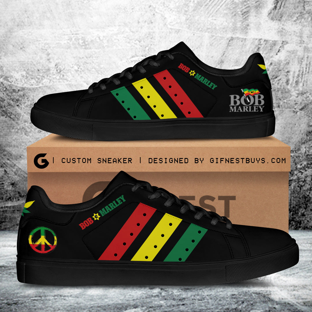 Ideafootwear Bob Marley Skate Stan Shoes Sneakes For Men And Women 8 ...