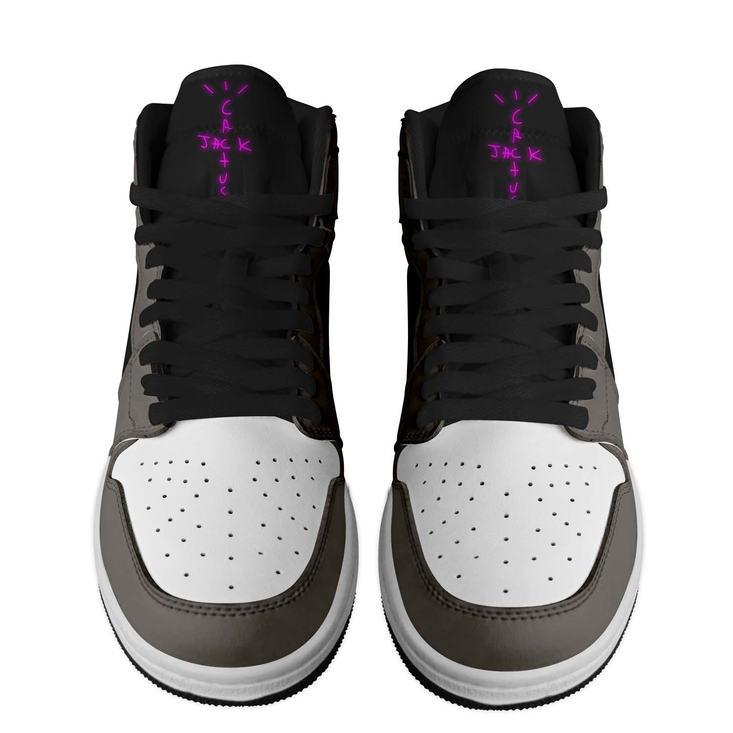 Ideafootwear Cactus Jack Records AJ1 High Sneakers Shoes For Men And W ...