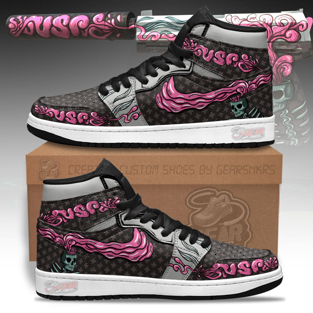 Ideafootwear Cortex USP Counter Strike Skins AJ1 High Sneakers Shoes F ...