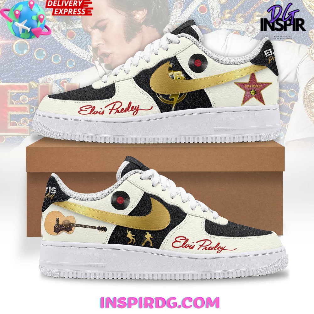 Ideafootwear Elvis Presley Air Low-Top Sneakers Shoes For Men And Women ...