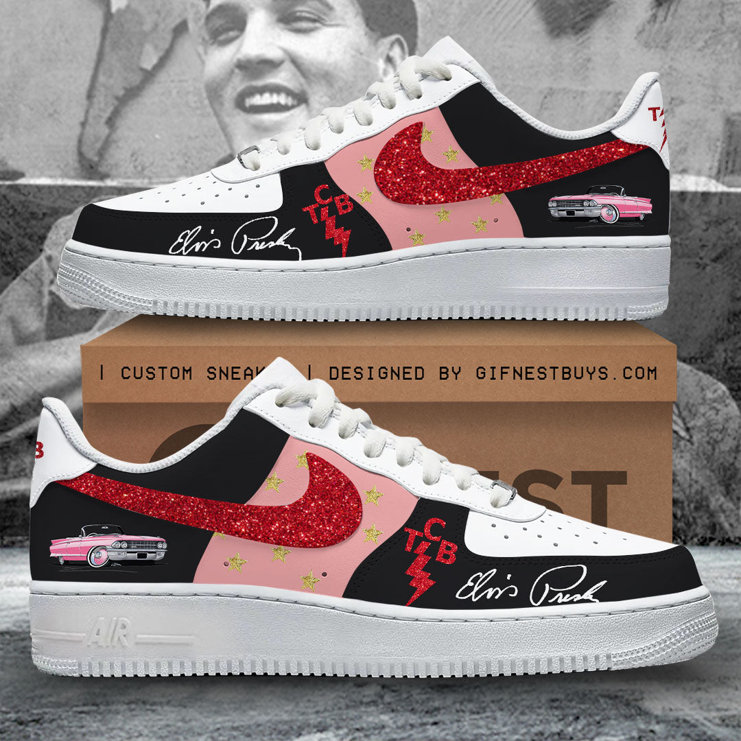 Ideafootwear Elvis Presley Air Low-Top Sneakers Shoes For Men And Wome ...