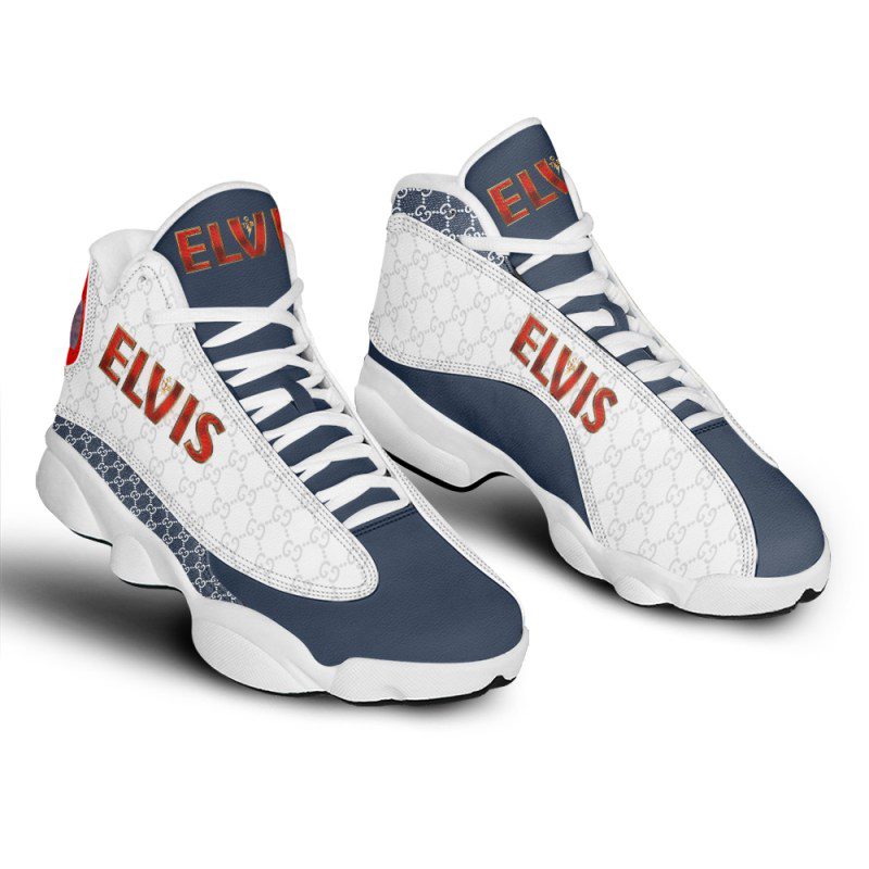 Ideafootwear Elvis Presley AJ13 Sneakers Shoes For Men And Women 3 ...