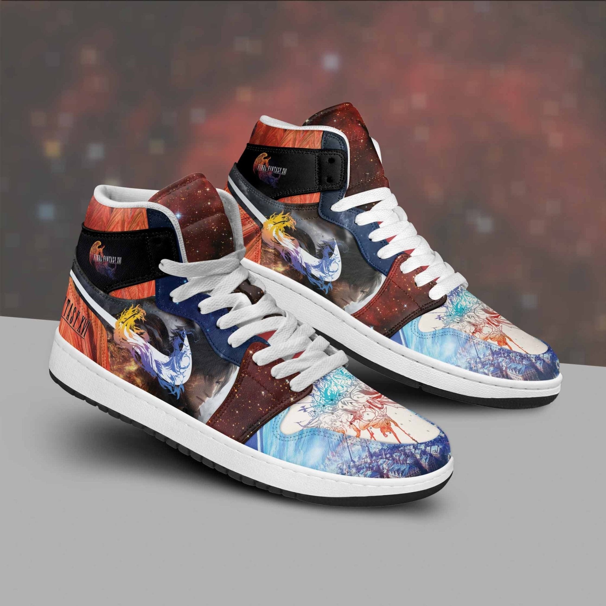 Ideafootwear Final Fantasy XVI AJ1 High Sneakers Shoes For Men And Wom ...