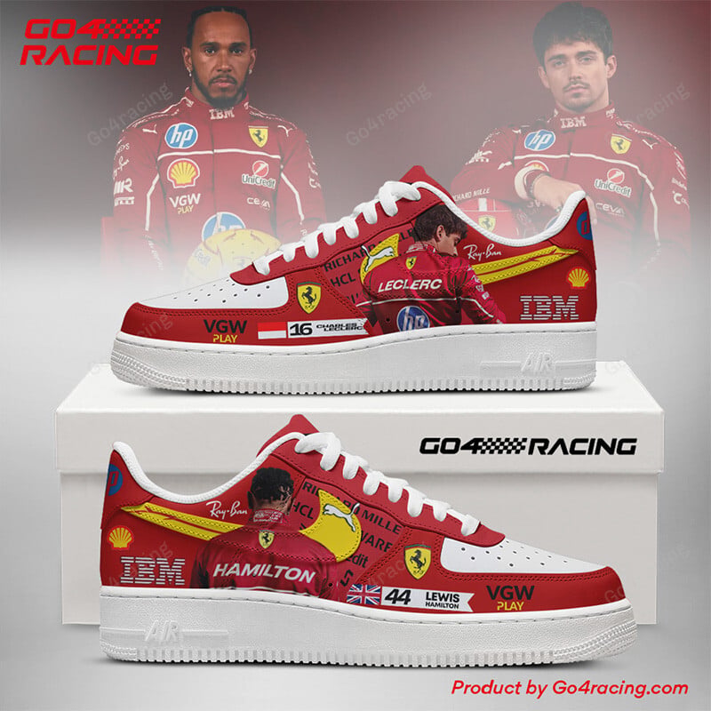 Ideafootwear Lewis Hamilton x Charles Leclerc - Ferrari Air Low-Top Sn ...