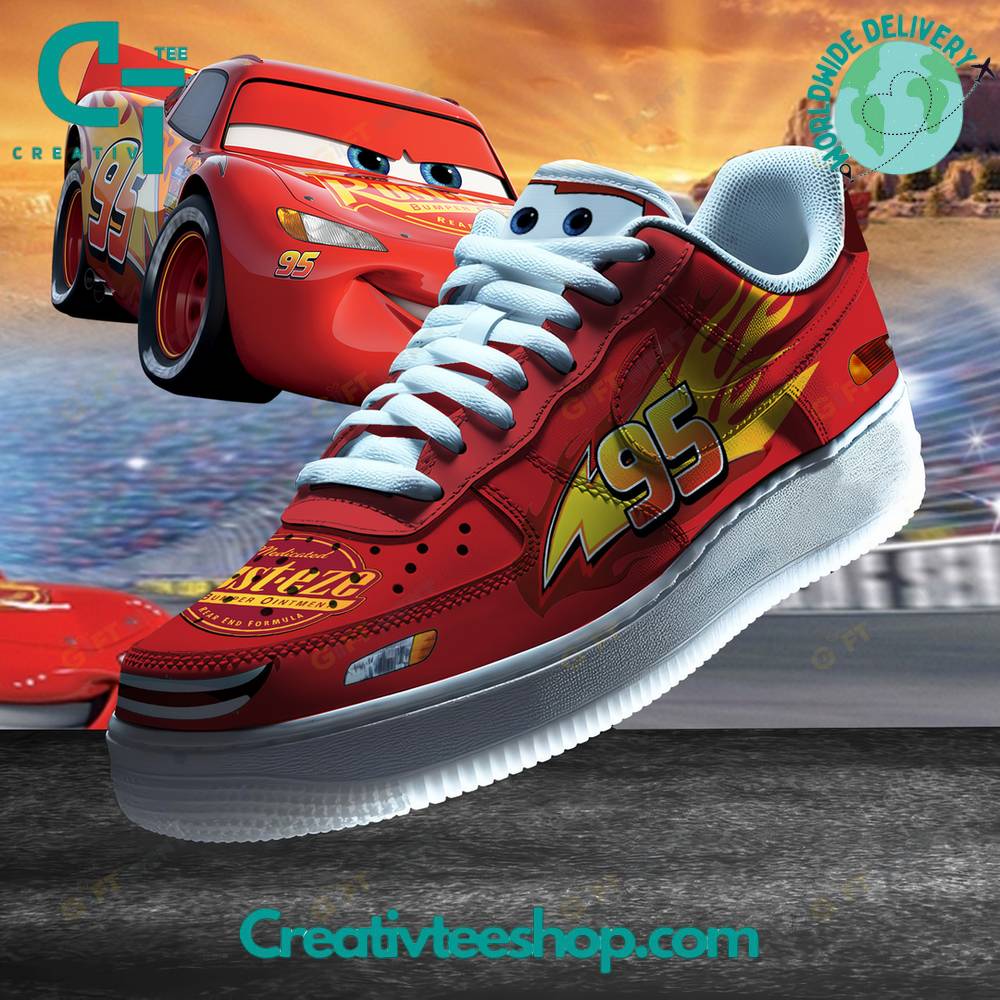 Ideafootwear Lightning McQueen Air Low-Top Sneakers Shoes For Men And ...