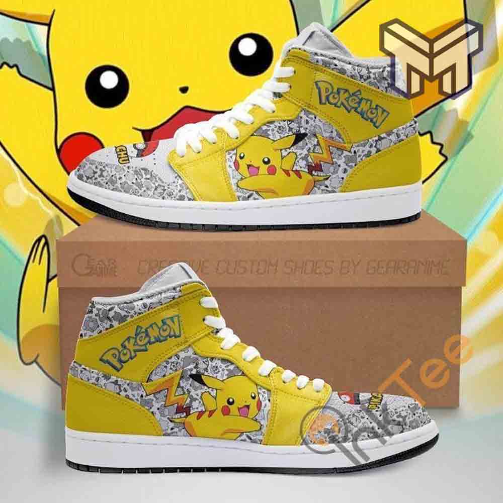 Ideafootwear Pokemon AJ1 High Sneakers Shoes For Men And Women 2 ...