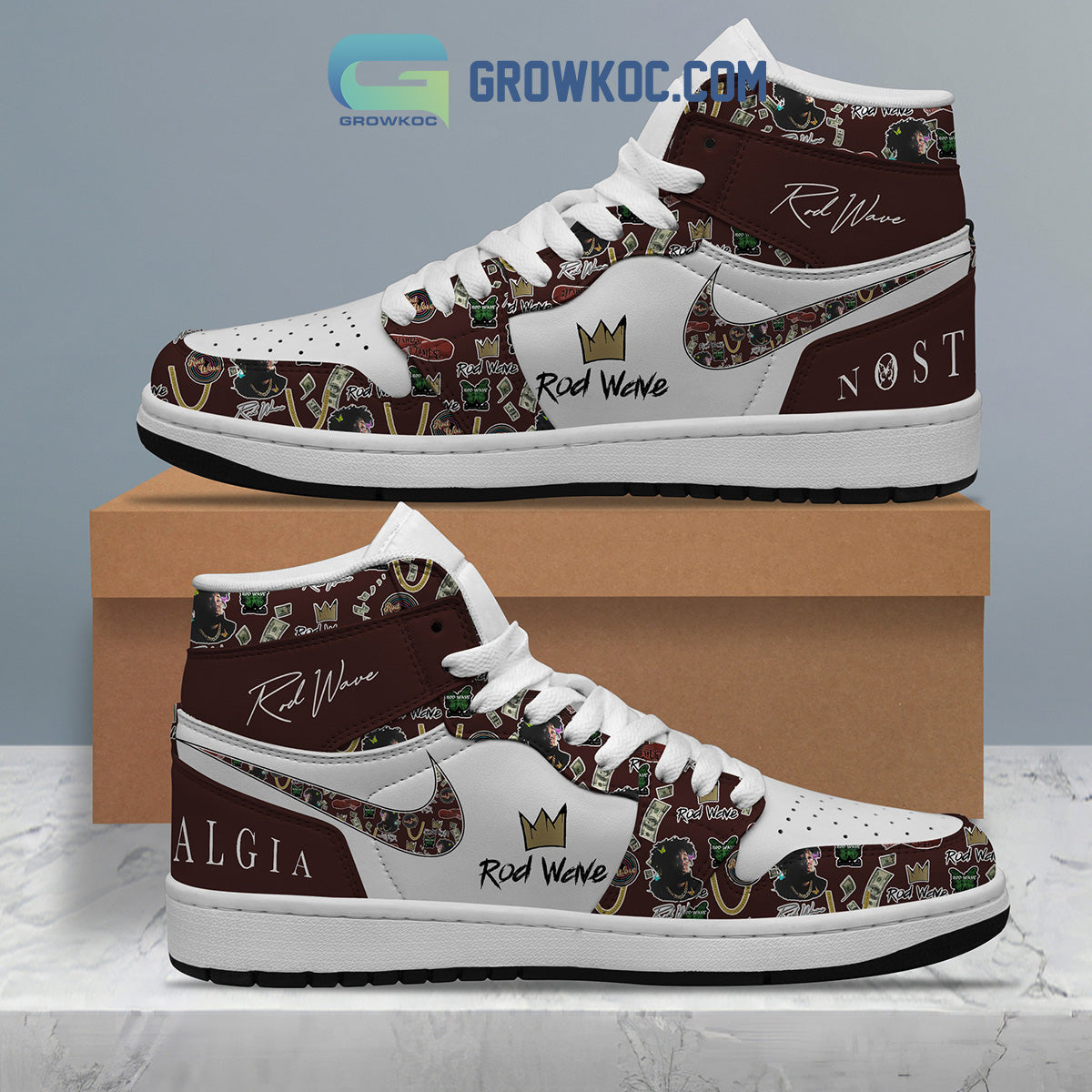 Ideafootwear Rod Wayne AJ1 High Sneakers Shoes For Men And Women 1 ...
