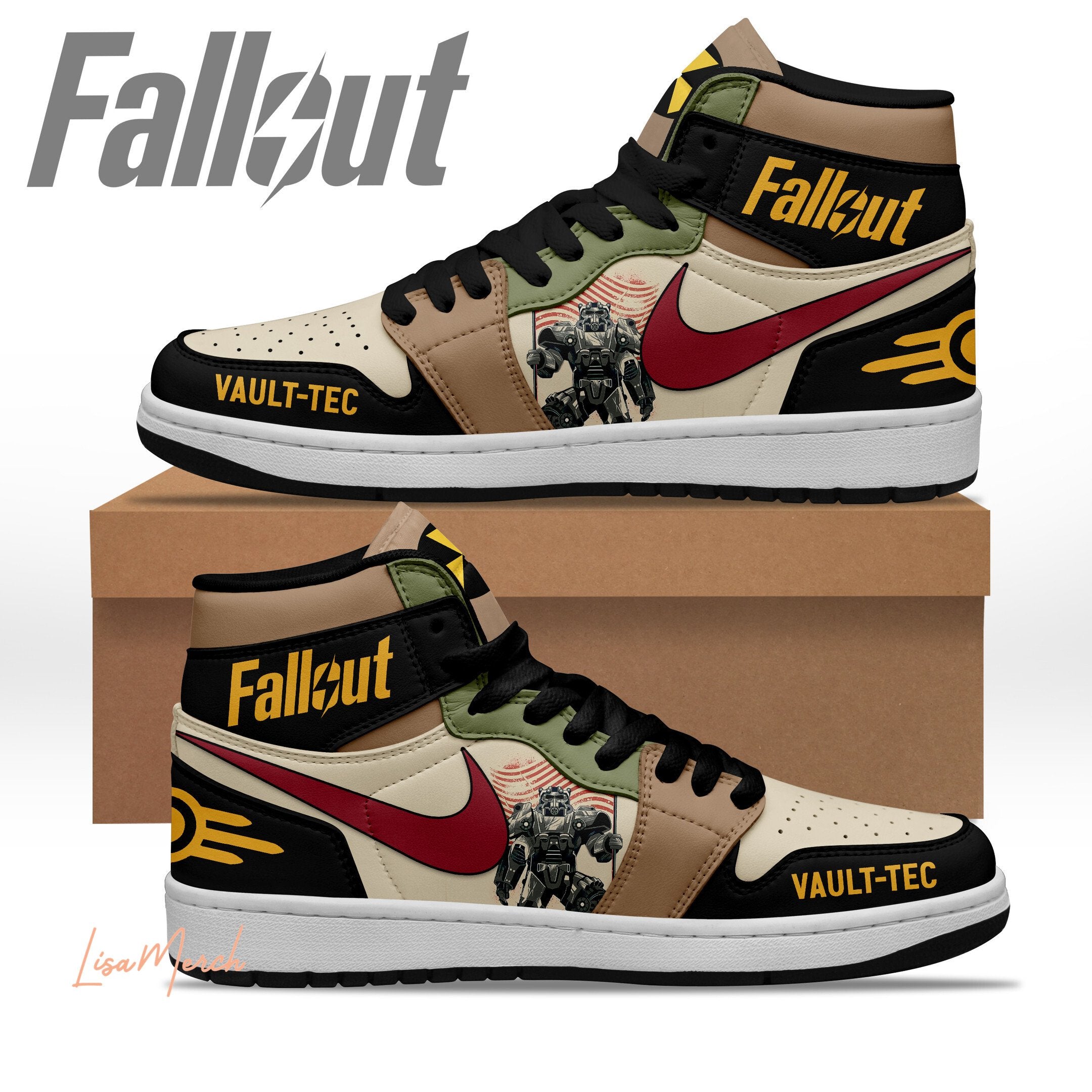 Ideafootwear The Fallout AJ1 High Sneakers Shoes For Men And Women 2 ...