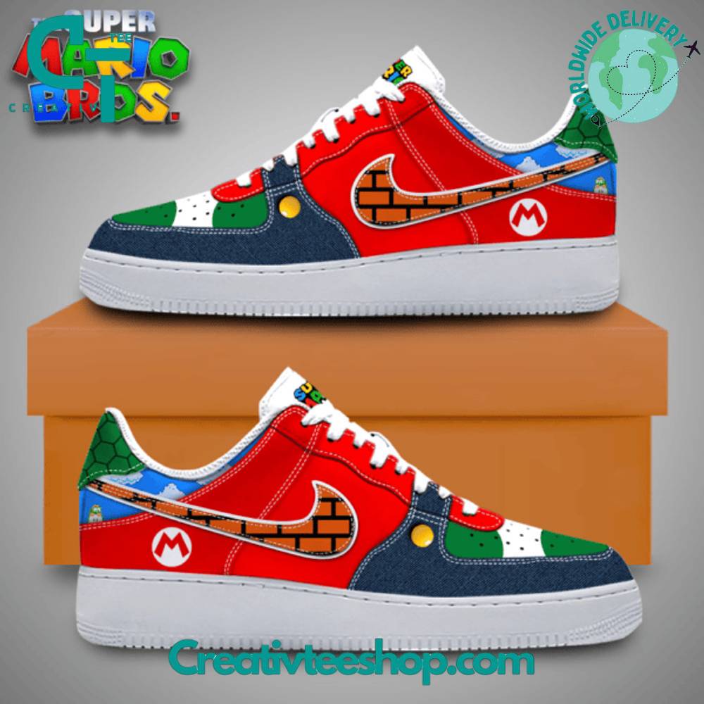 Ideafootwear The Super Mario Air Low-Top Sneakers Shoes For Men And ...