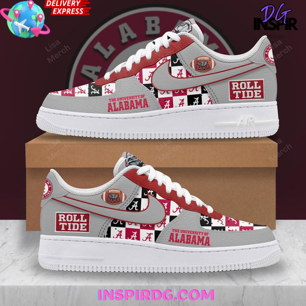 Ideafootwear University of Alabama Roll Tide Air Low-Top Sneakers Shoes ...