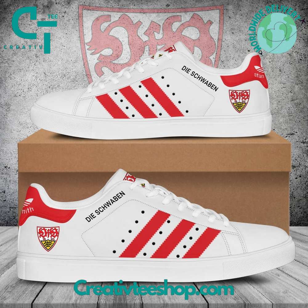 Ideafootwear VfB Stuttgart Skate Stan Shoes Sneakes For Men And Women 1 ...
