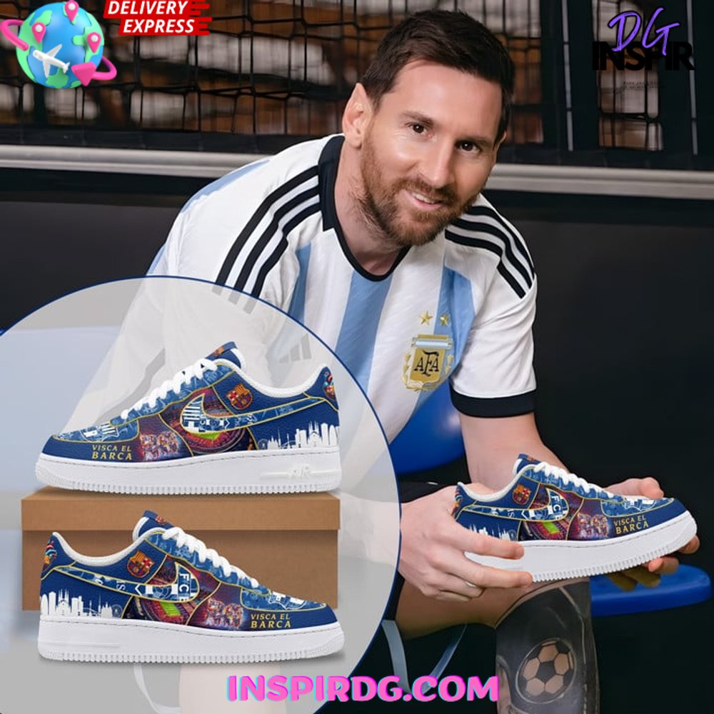 Ideafootwear Visca El Barcelona Air Low-Top Sneakers Shoes For Men And ...