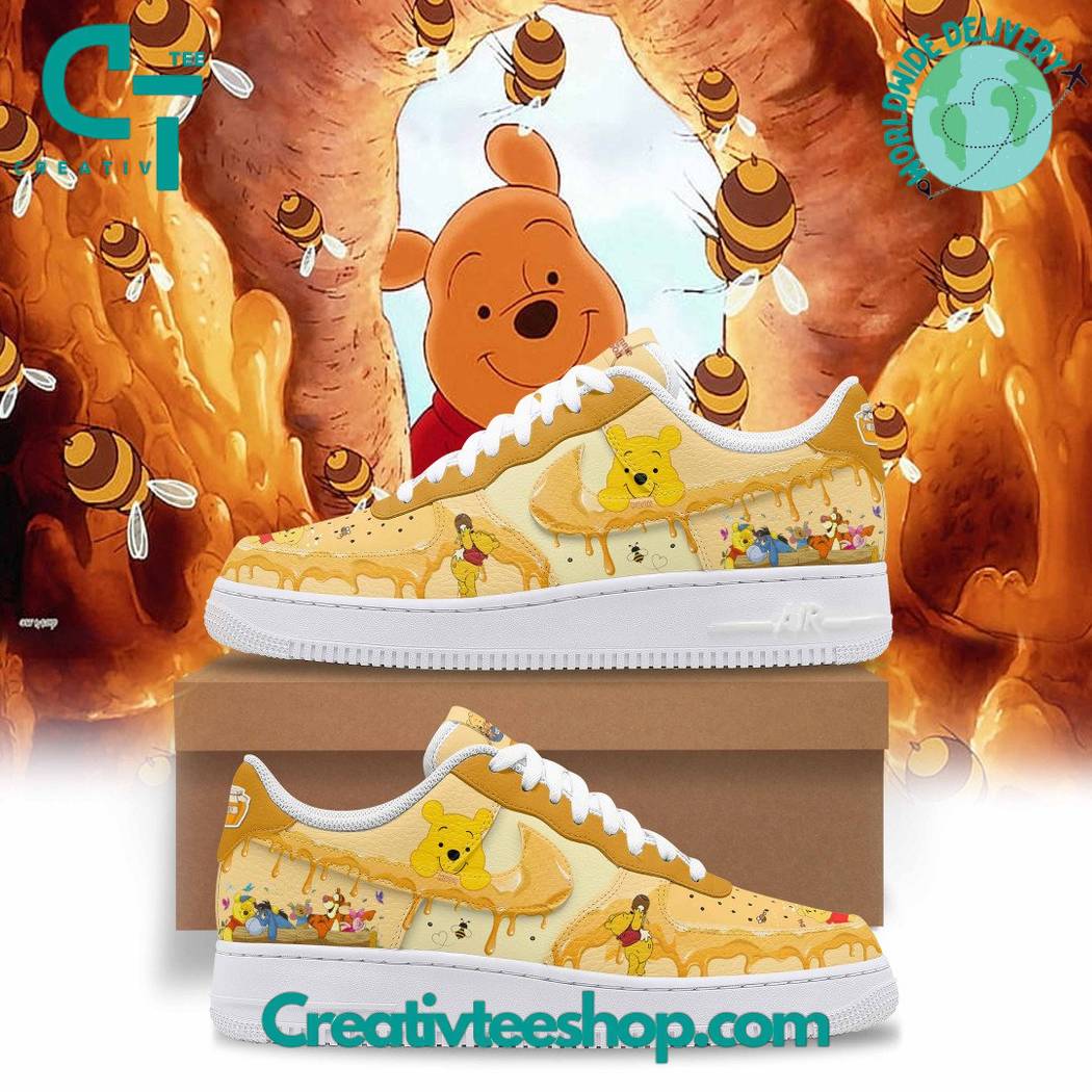 Ideafootwear Winnie The Pooh Air Low-Top Sneakers Shoes For Men And ...