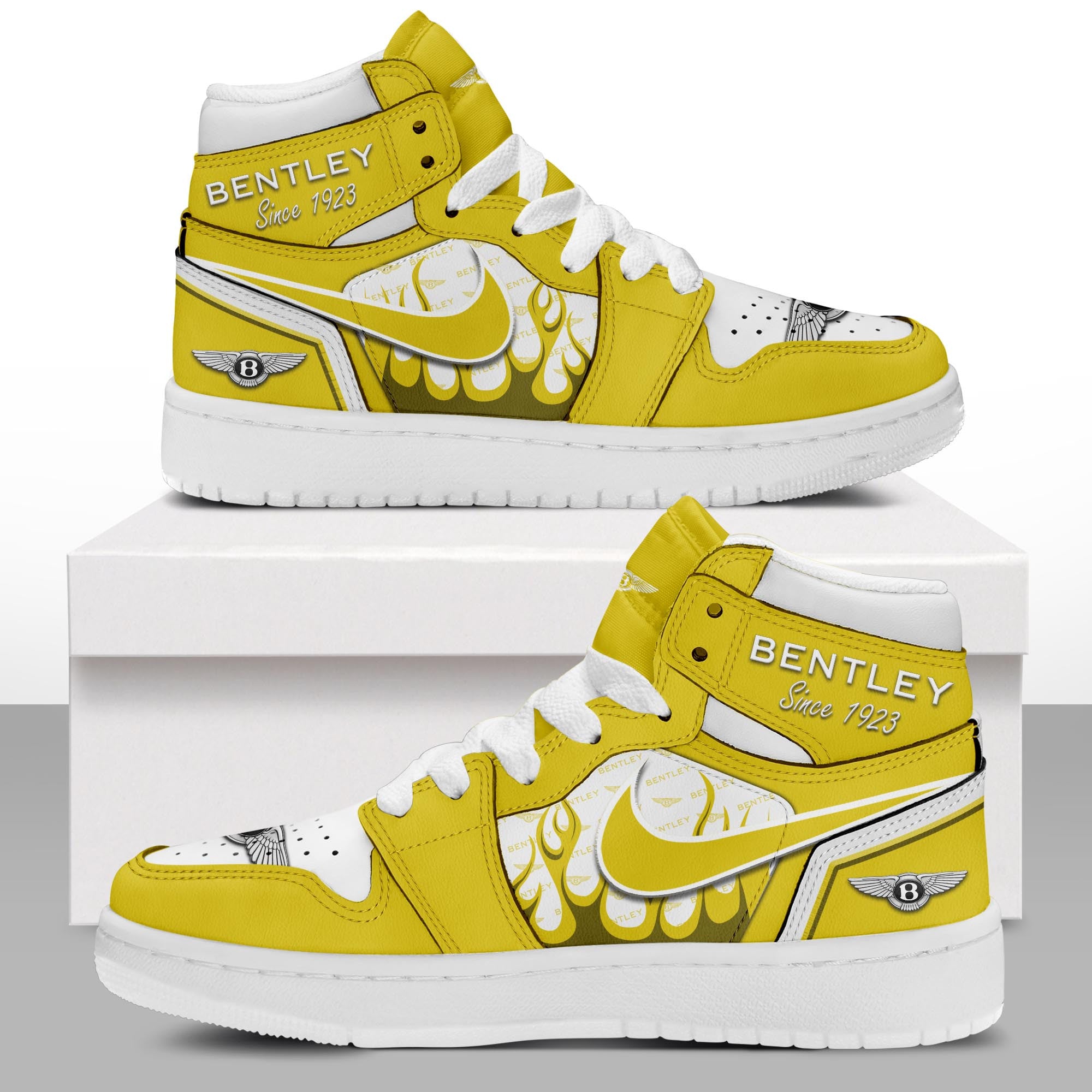 Ideafootwear Bentley AJ1 High Sneakers Shoes For Men And Women ...