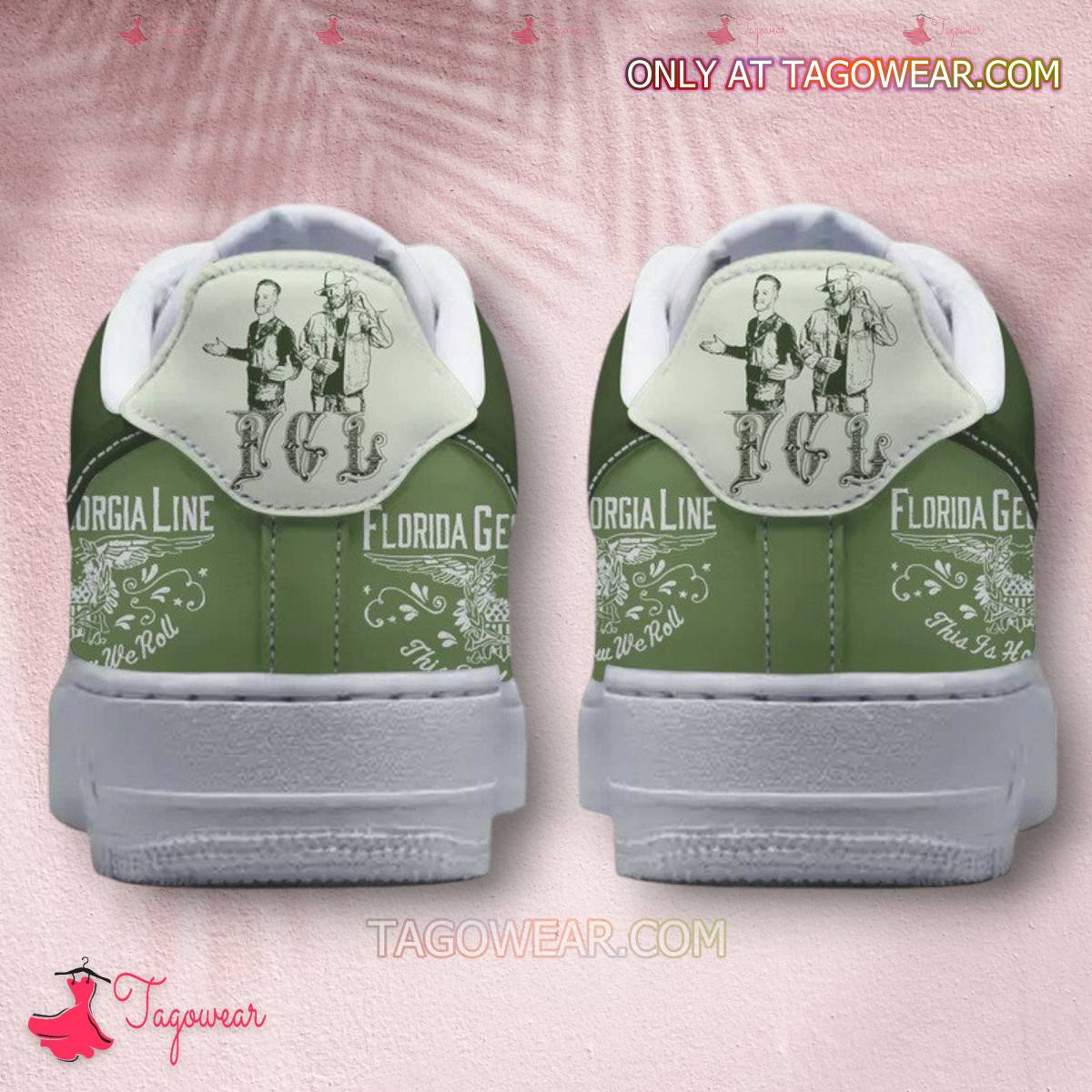 Ideafootwear Florida Georgia Line Air Low-Top Sneakers Shoes For Men ...