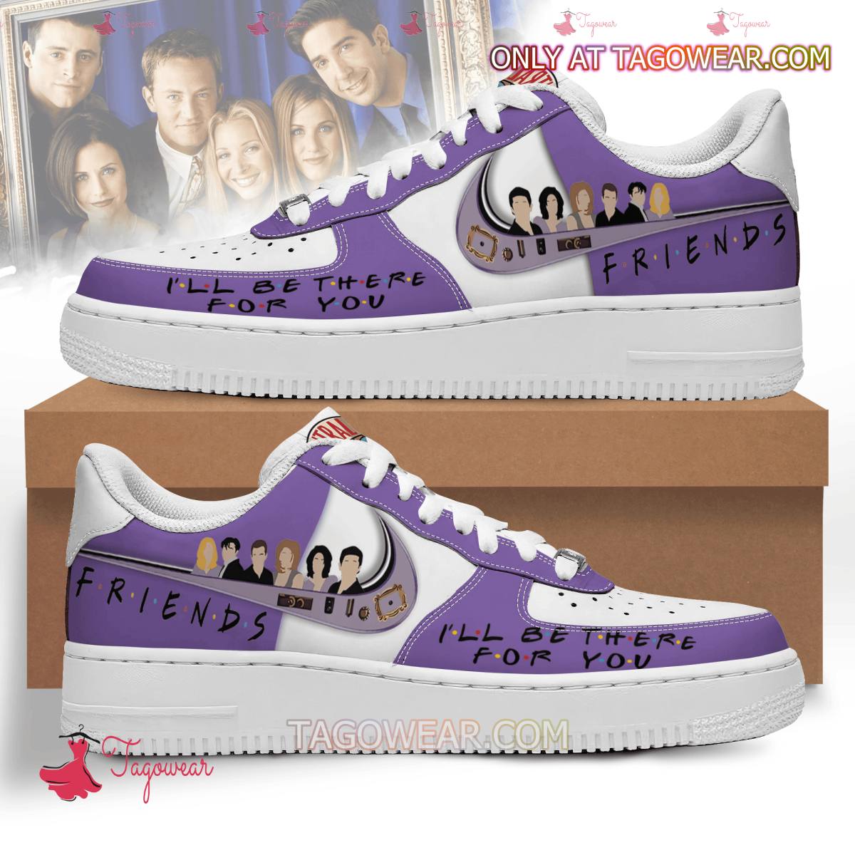 Ideafootwear Friends Air Low-Top Sneakers Shoes For Men And Women 1 ...