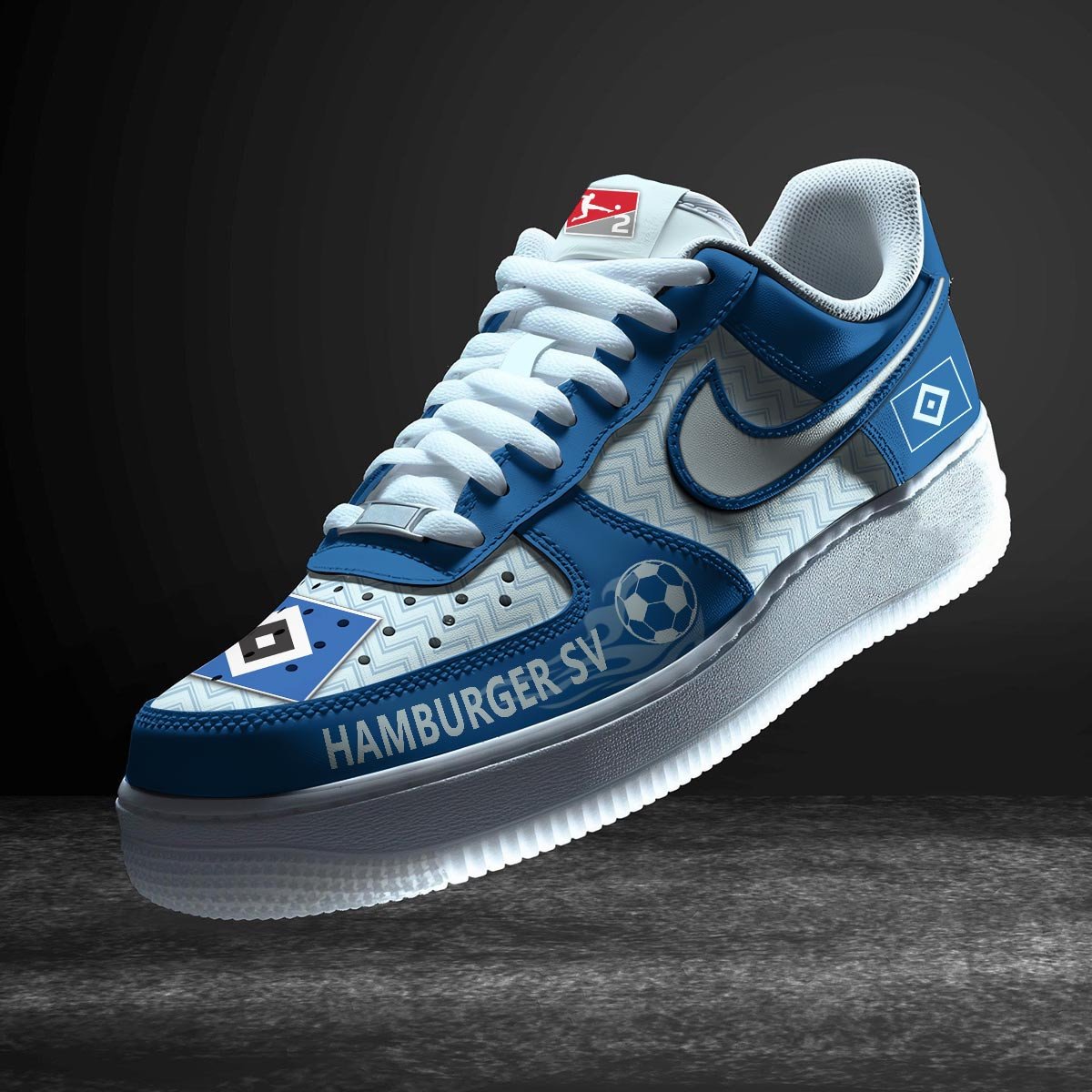 Ideafootwear Hamburger SV Air Low-Top Sneakers Shoes For Men And Women ...