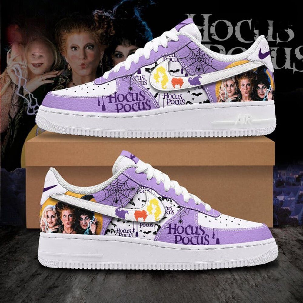 Ideafootwear Hocus Pocus Air Low-Top Sneakers Shoes For Men And Women 1 ...