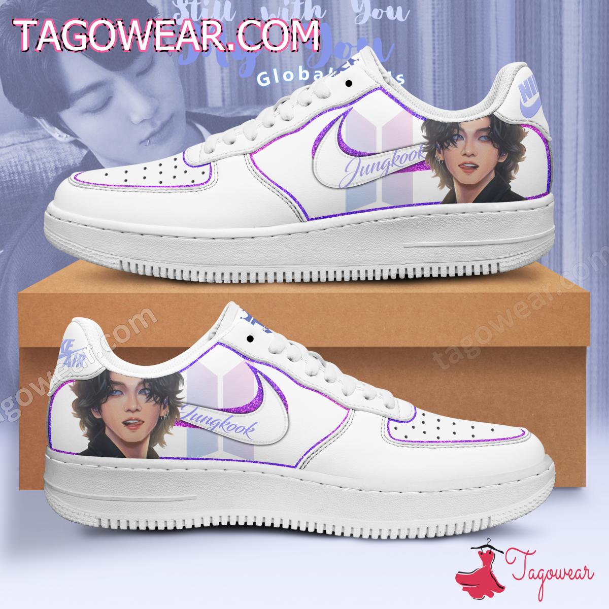 Ideafootwear Jungkook Bts Air Low-Top Sneakers Shoes For Men And Women ...