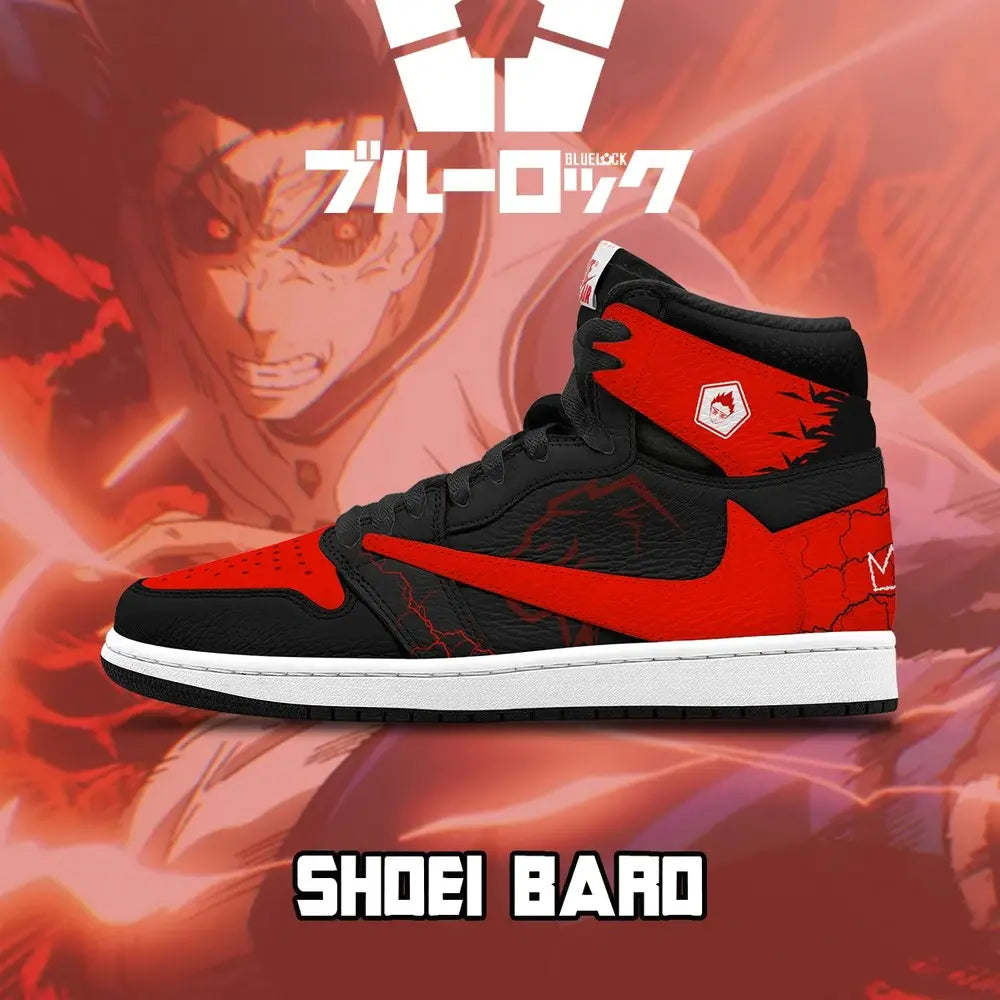 Ideafootwear Shoei Baro V.1 Blue Lock AJ1 High Sneakers Shoes For Men ...