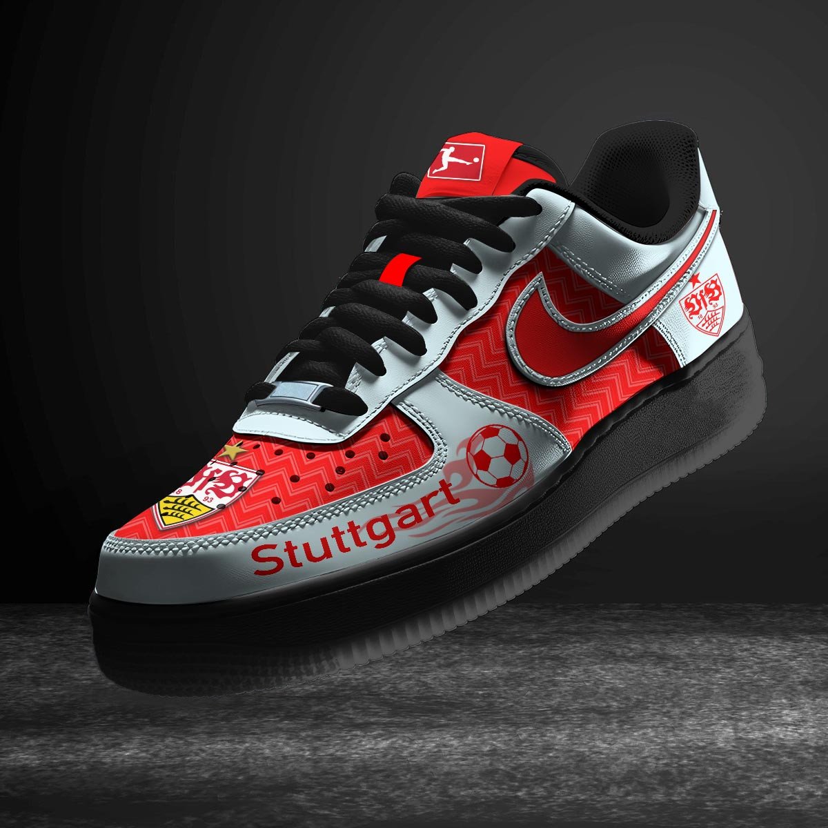 Ideafootwear VfB Stuttgart Air Low-Top Sneakers Shoes For Men And Women ...