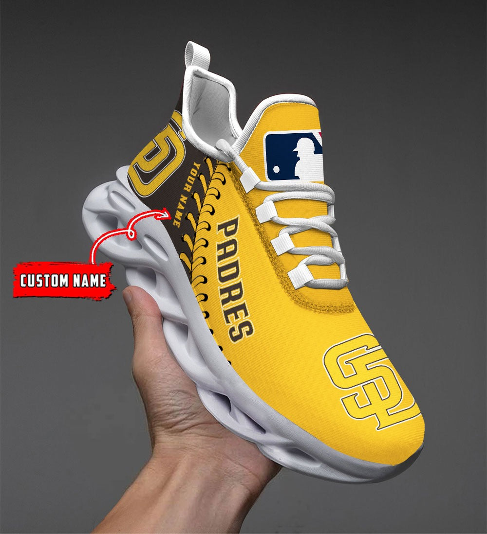 Ideafootwear San Diego Padres MLB Max Soul Shoes Sneakers For Men And ...